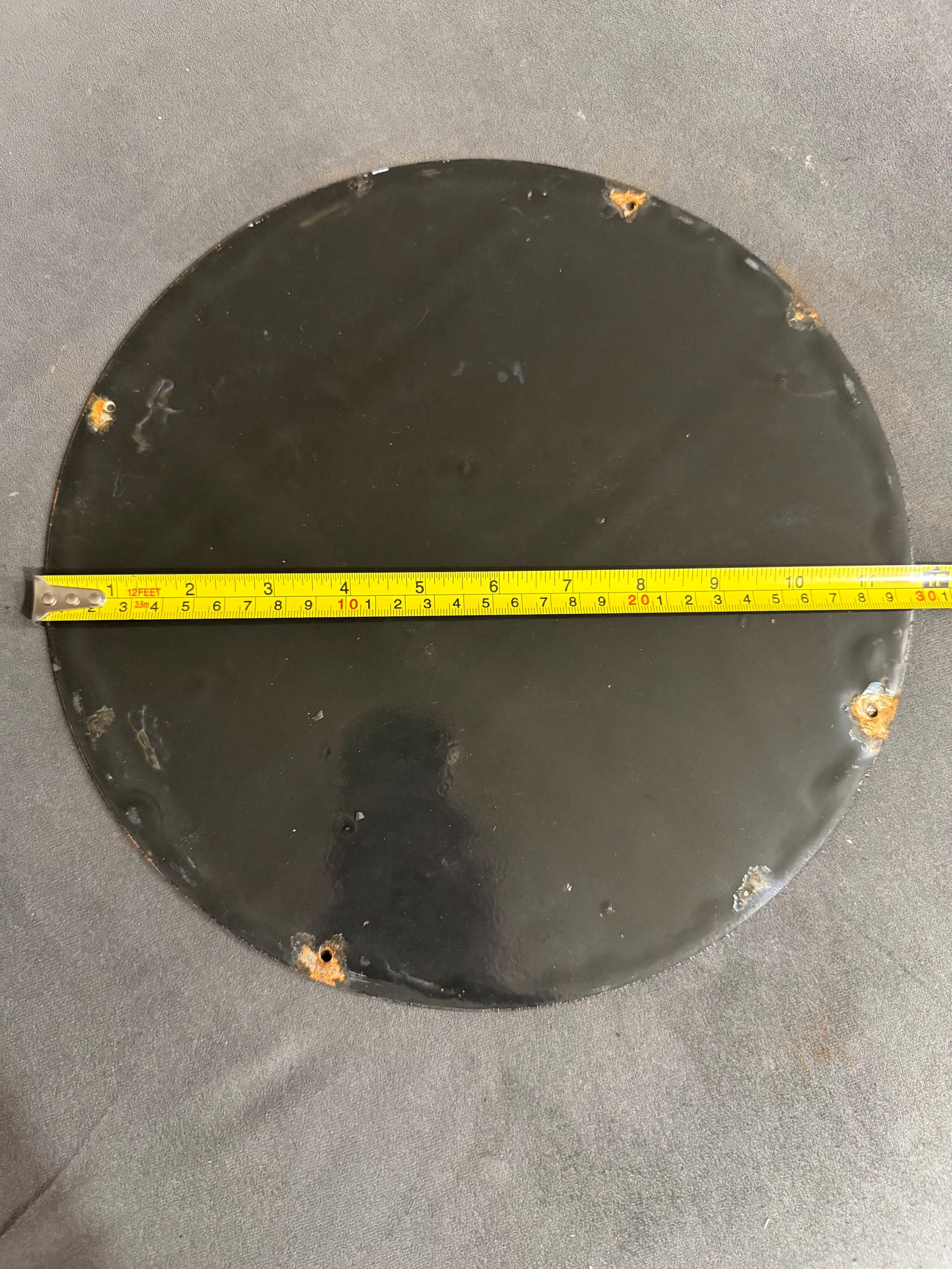 VINTAGE 12 in BARDAHL Fight Grime Gang ADV. Sign Metal Porcelain - Etsy