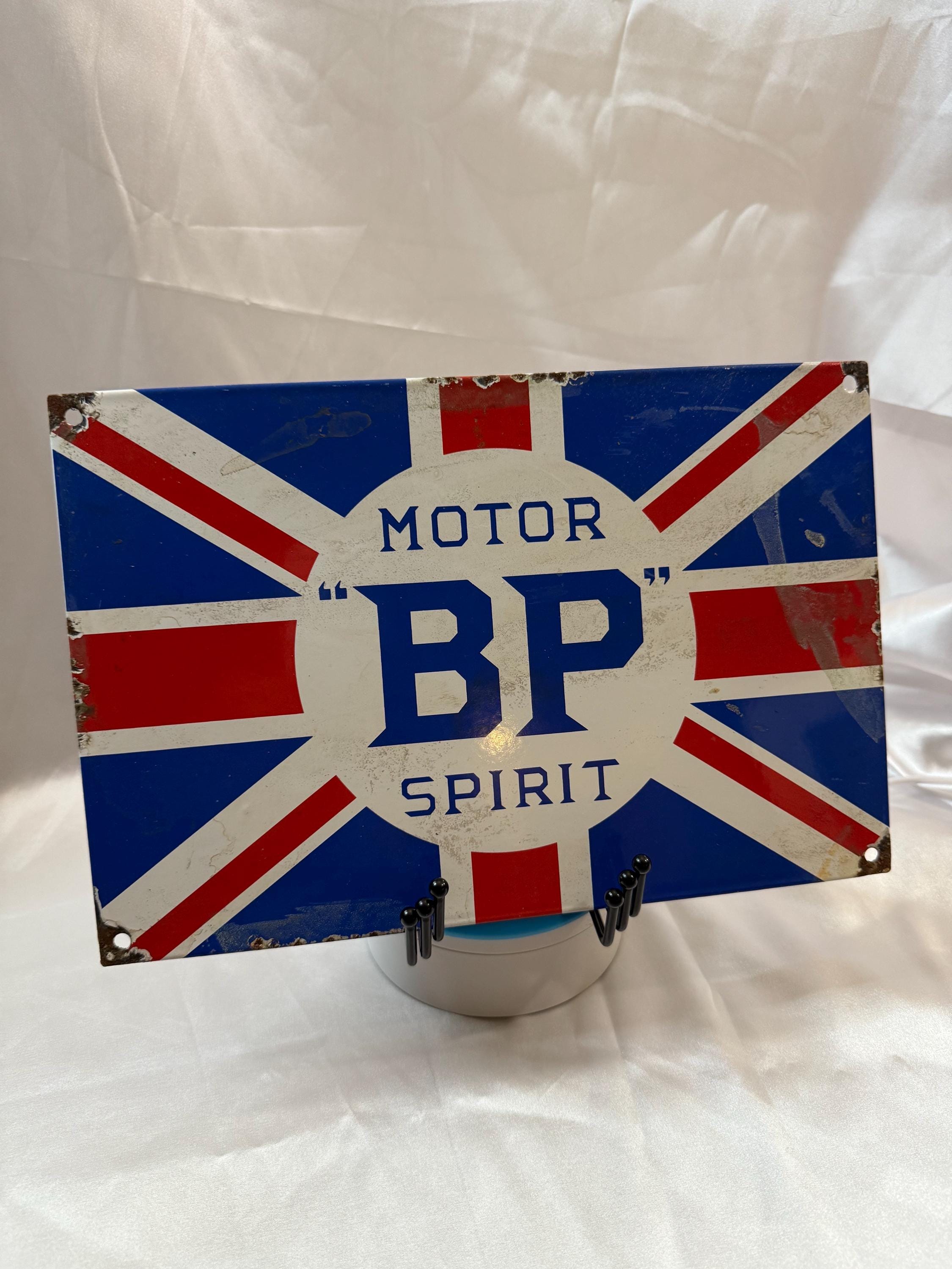 VINTAGE BP 12 Motor Gas Porcelain Sign - Etsy