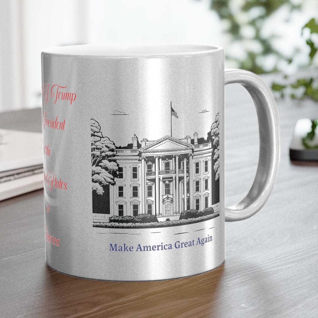 Inauguration Day 2025 47th US President, Donald Trump Gold Silver ...