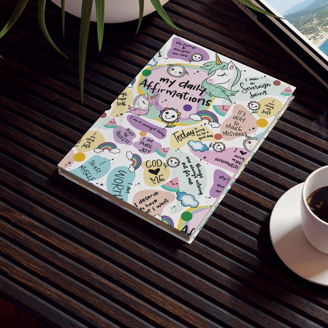 Positive Affirmation Journal 2025, Hard Backed A5 Journals, New Year ...