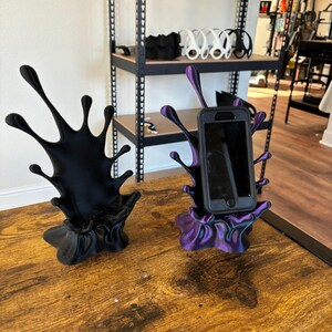 Splash Phone Holder With Charging Port - Etsy