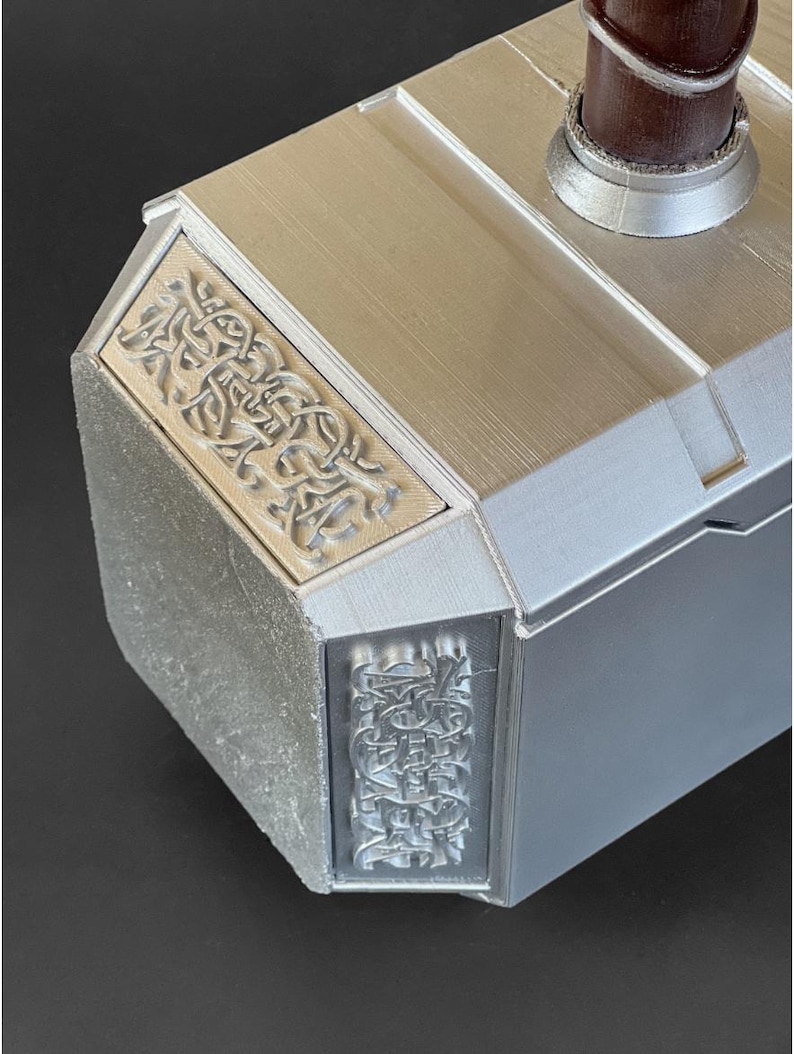 Mjolnir - Thor's Hammer 3D Printed - Etsy