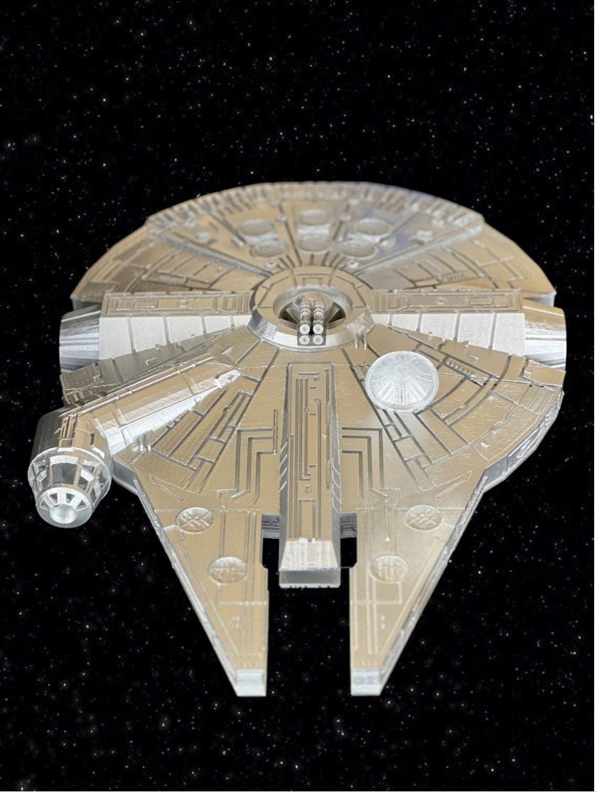 Millennium Falcon 3D Print - Etsy