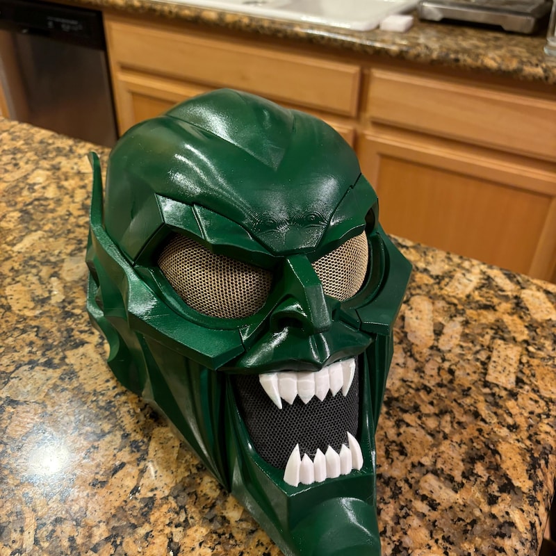 Green Goblin Cosplay Mask - Etsy