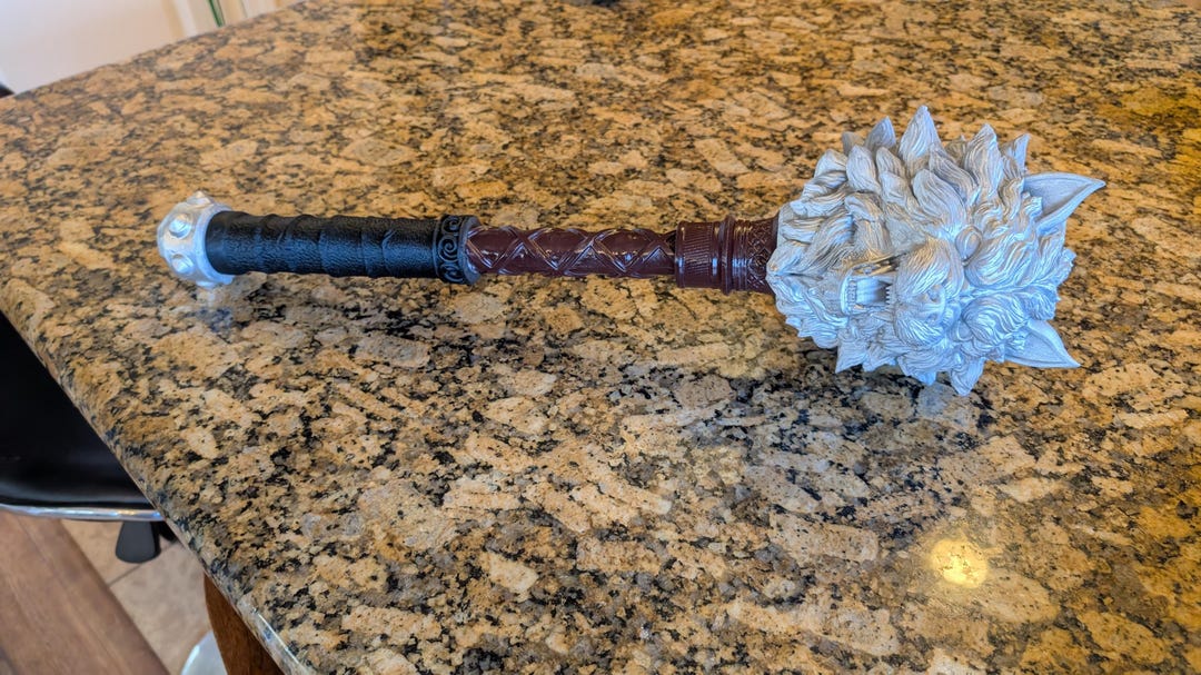 Medieval Wolf Mace Costume Weapon - Etsy