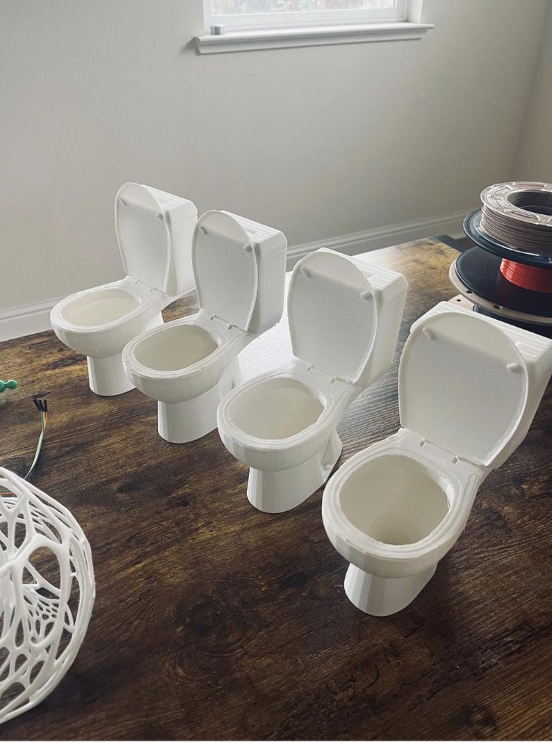 Custom Toilet 3D Print - Etsy