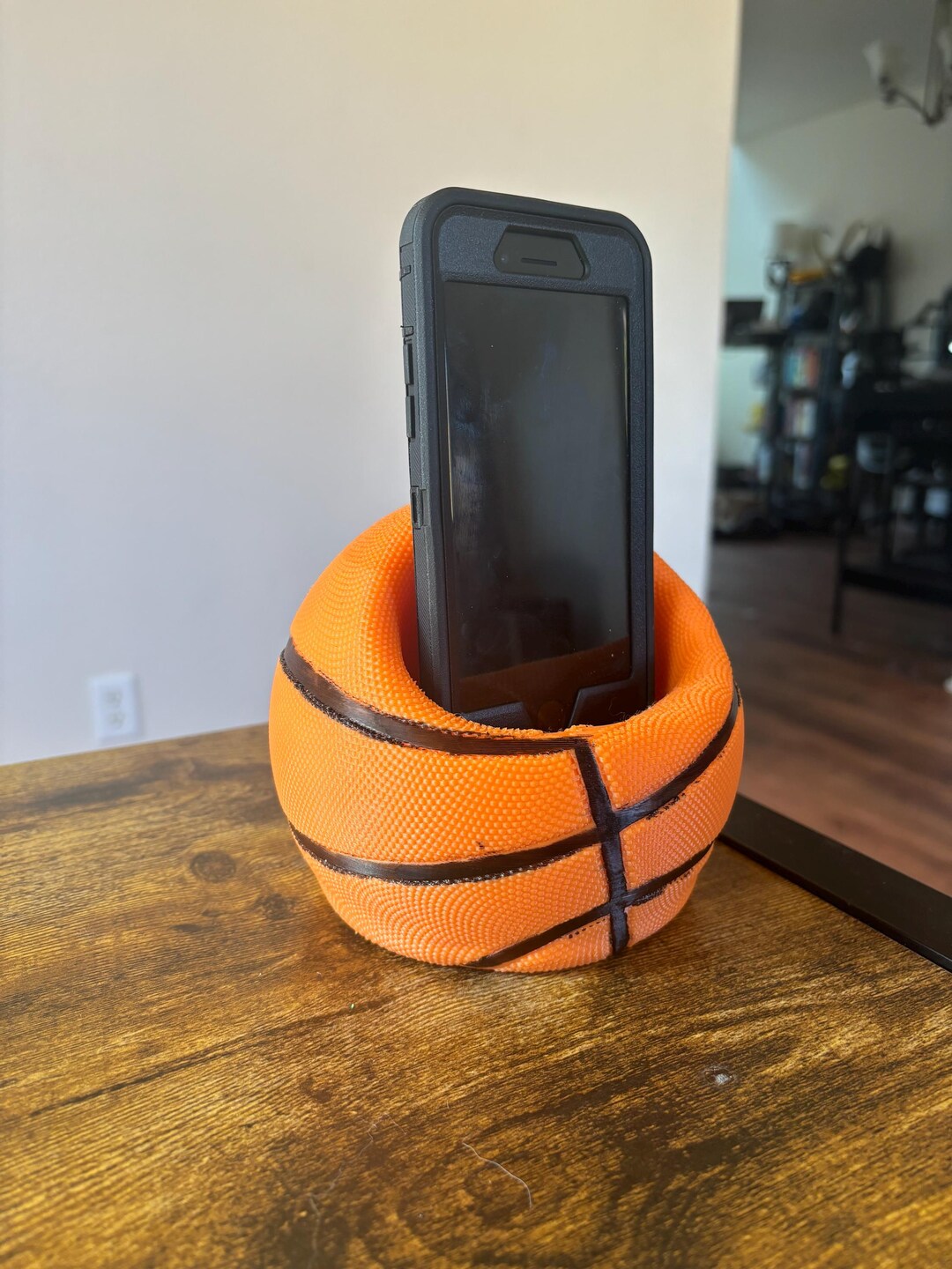 3D Printed Basketball Phone Charging Station - Etsy
