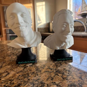 Customized 3D Bust Statue - Etsy