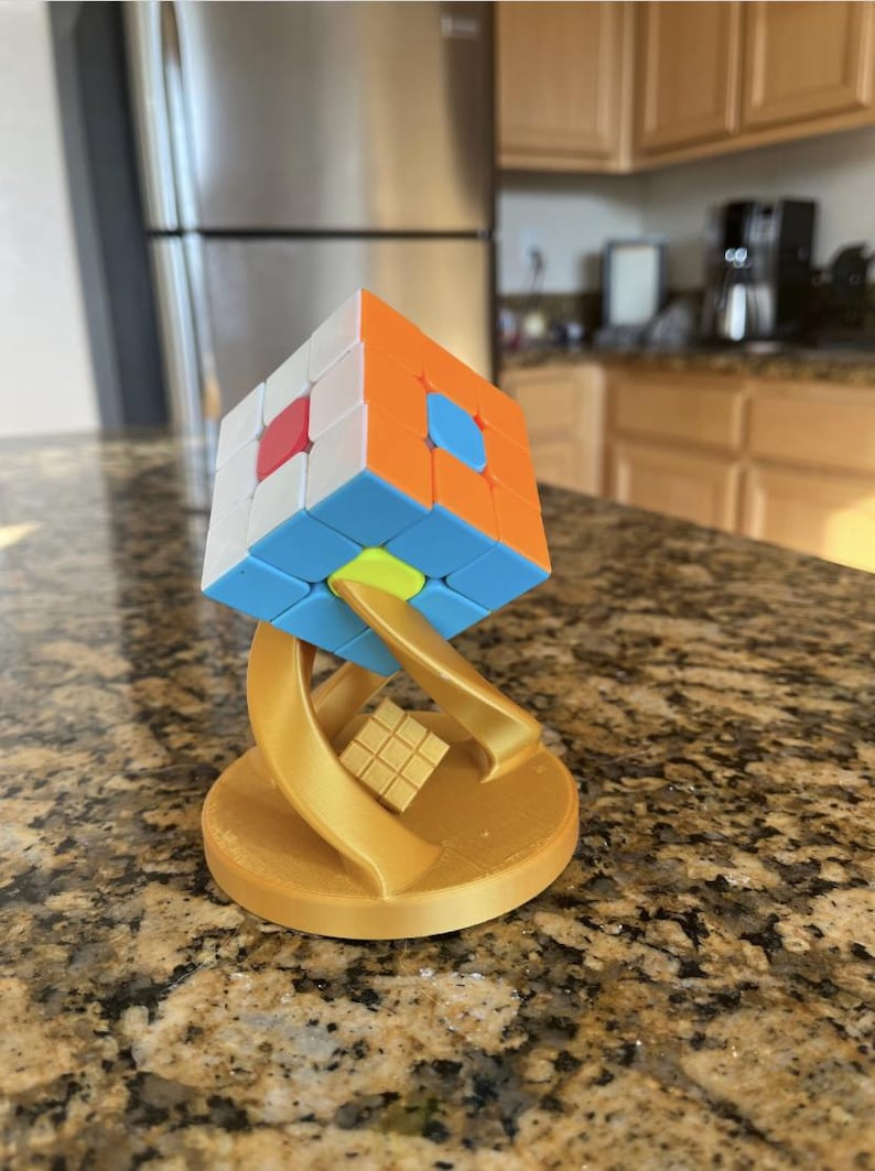 Rubiks Cube Stand 3D Print - Etsy