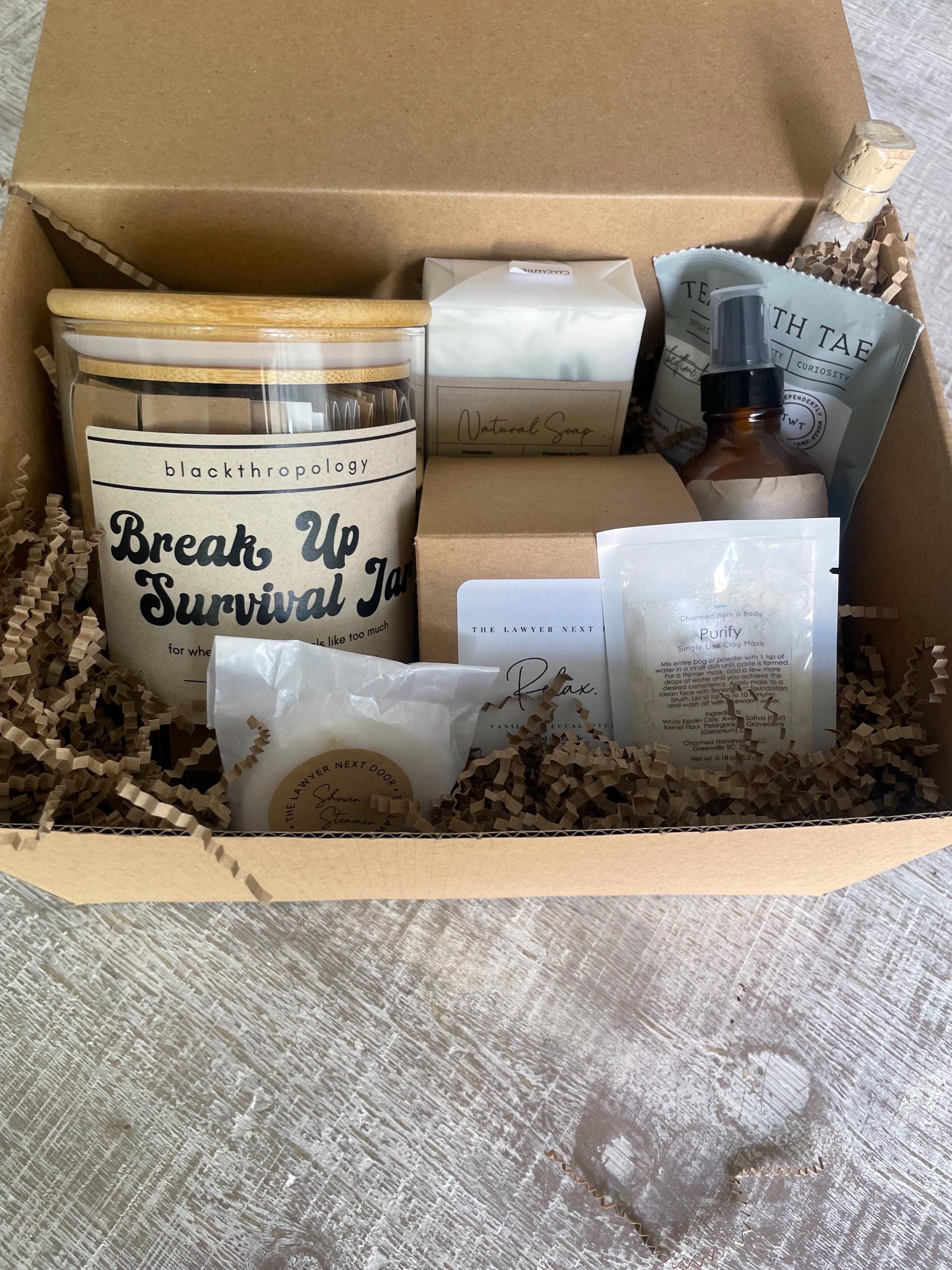 Breakup Survival Jar | Break up Survival Jar | Break up Care Package ...