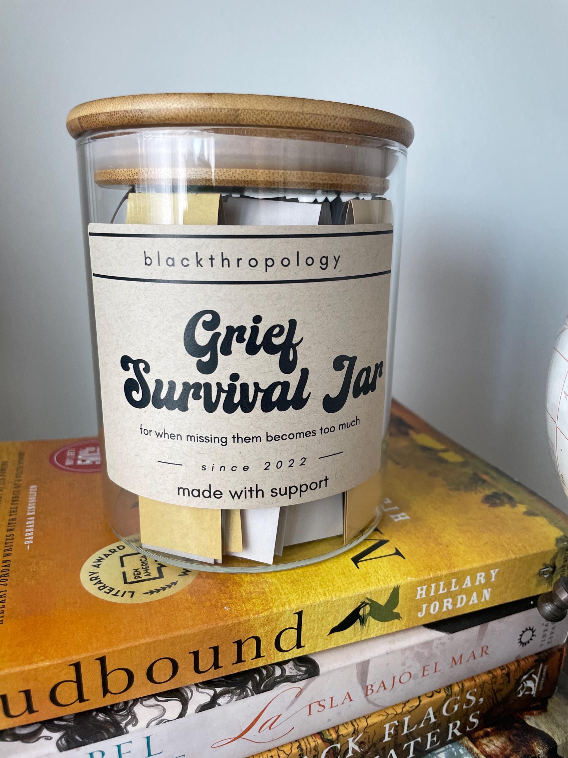 Grief Survival Jar | Grief Care Package | Grief Gift | Grief Box ...