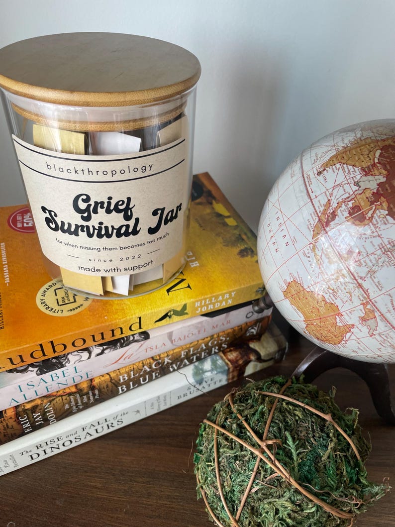 Grief Survival Jar | Grief Care Package | Grief Gift | Grief Box ...
