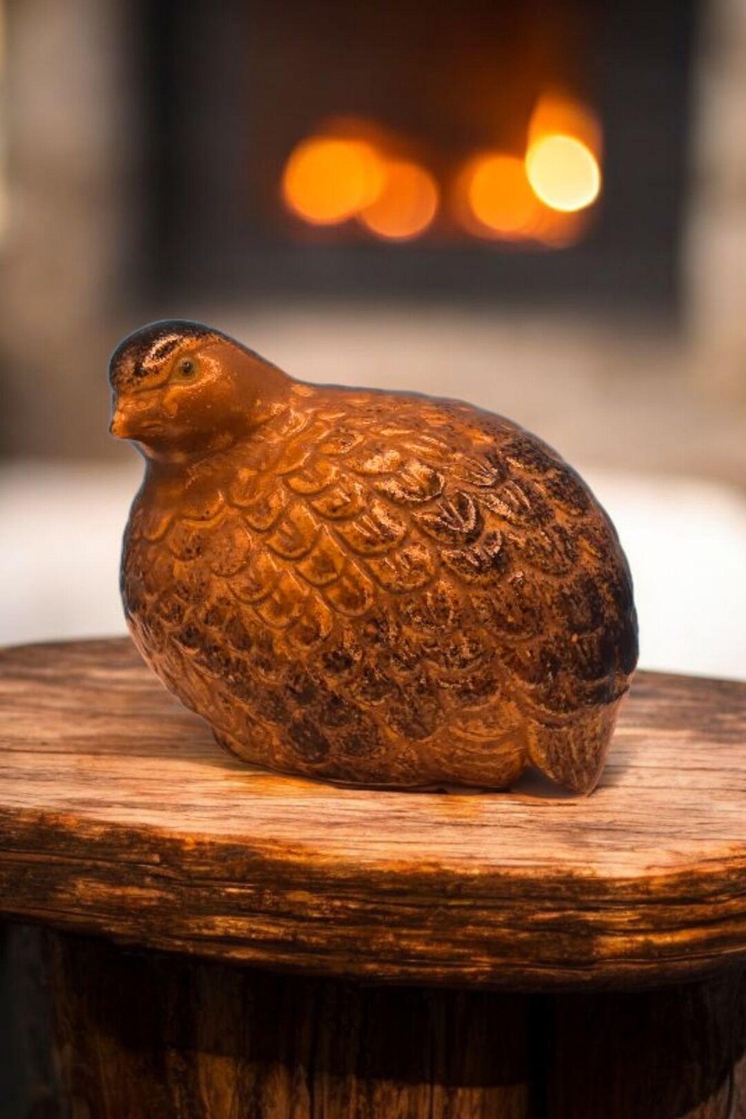 Mid-century Ceramic Quail Figurine: Mid-century Cottagecore Decor - Etsy