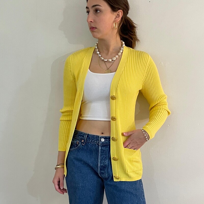 Neon Knit Cardigan - Etsy