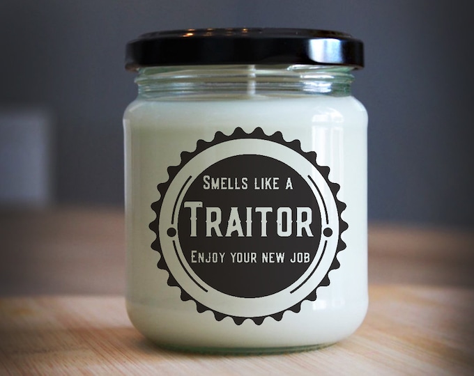 Later Traitor Leaving Banner Work Colleague Leaving Funny Sarcastic ...