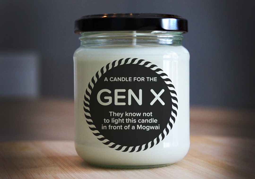 Generation X Funny Candle for Those Born Between 1965 and 1980 Gen X ...