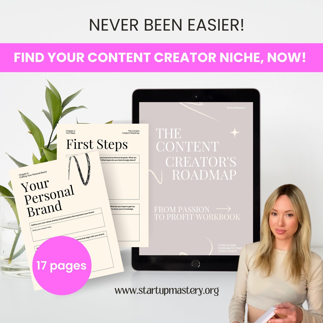 The Content Creators Roadmap Workbook - the Easiest Way to Find Your ...