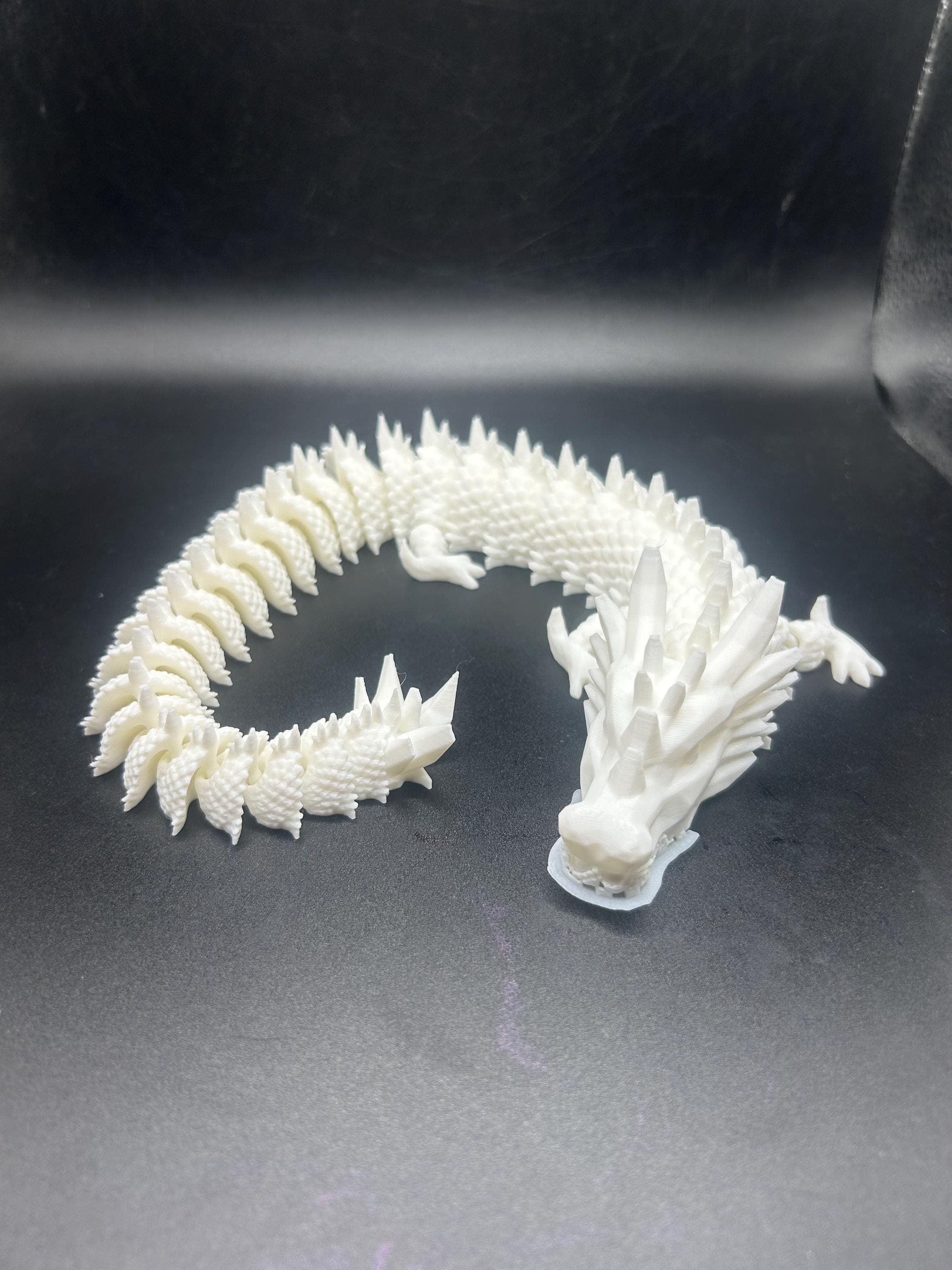 3d Printed Articulated Dragon - Etsy