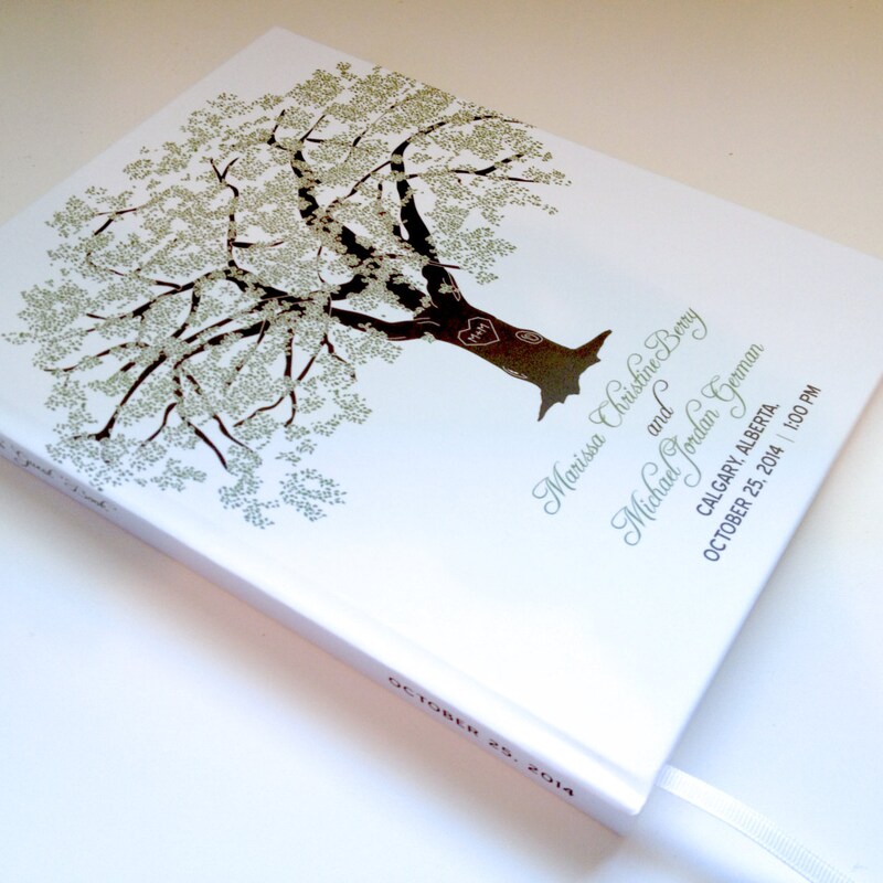 Tree Guest Book - Etsy