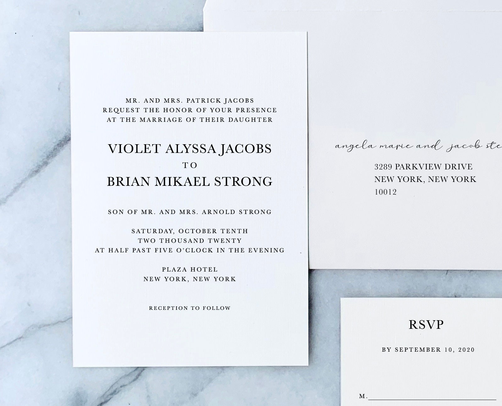 Wedding Postponed Announcement Card, Wedding Delayed Update, Event ...