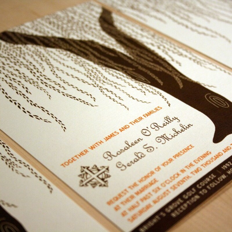 Tree Wedding Invite - Etsy
