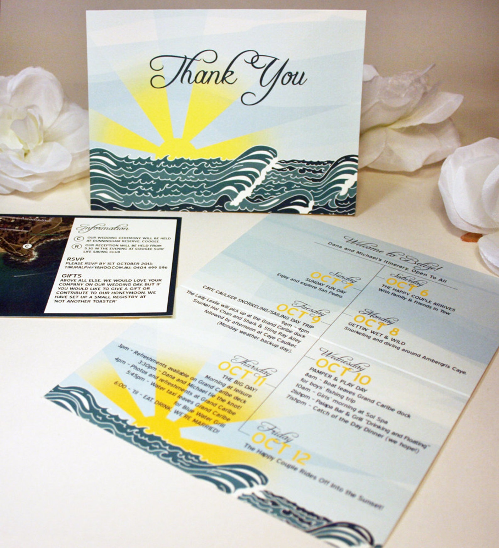 SAMPLE Beach Wedding Invitation, Ocean Sunset, Destination Wedding ...