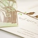 Plantation Wedding Invitation, Tree Invitation, Tunnel Pocketfold ...