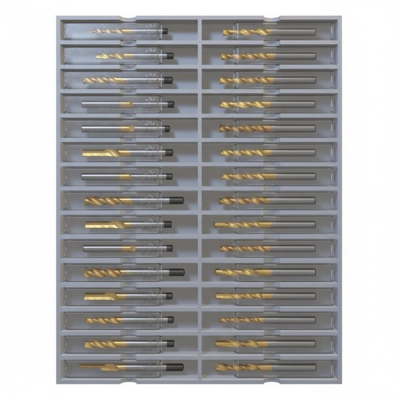 Modular End Mill Storage Tray - Tool Drawers Organization Set - Etsy