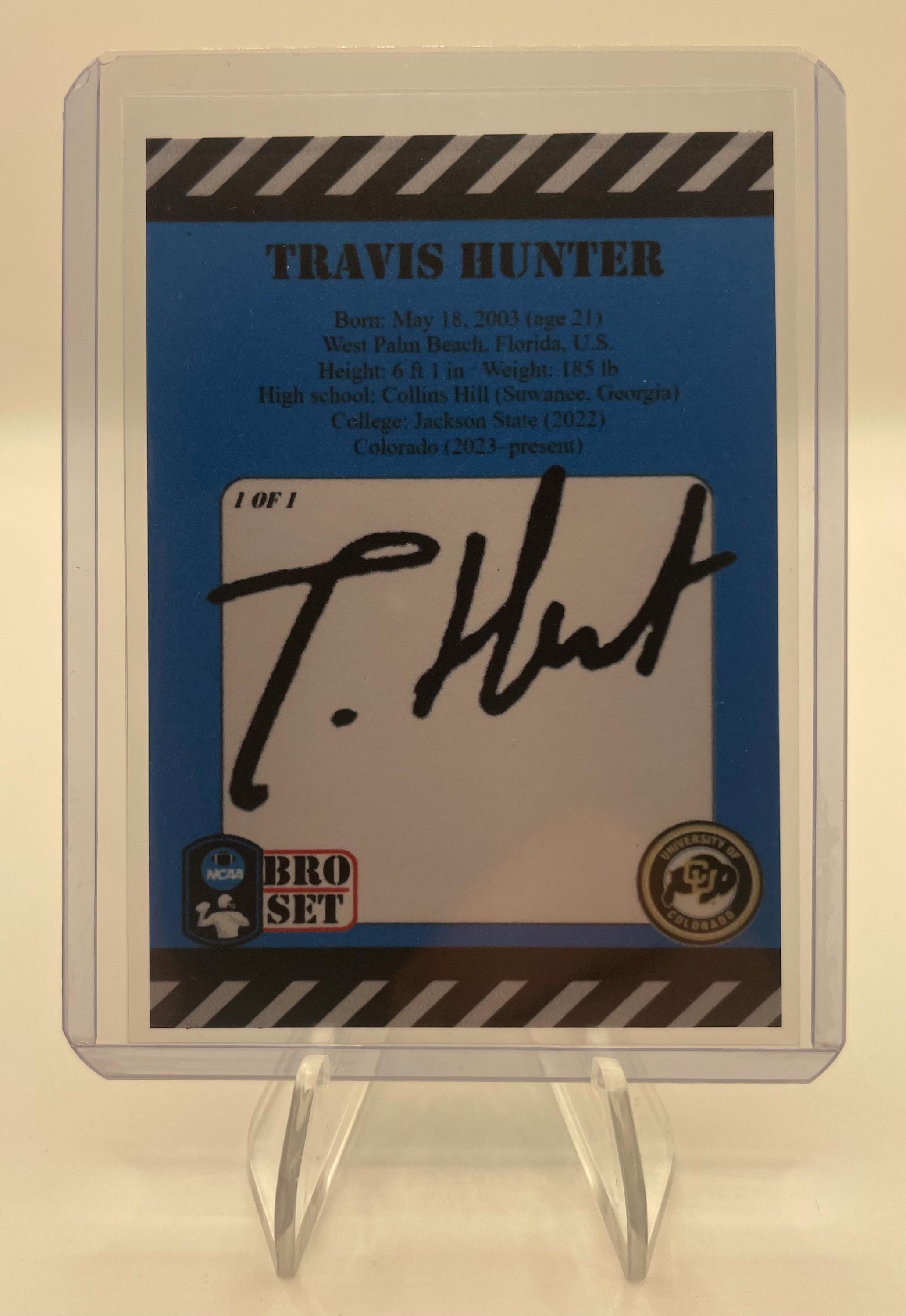 Travis Hunter Custom Rookie (RC) Trading Art Card BUFFALOES **buy 2 Get ...