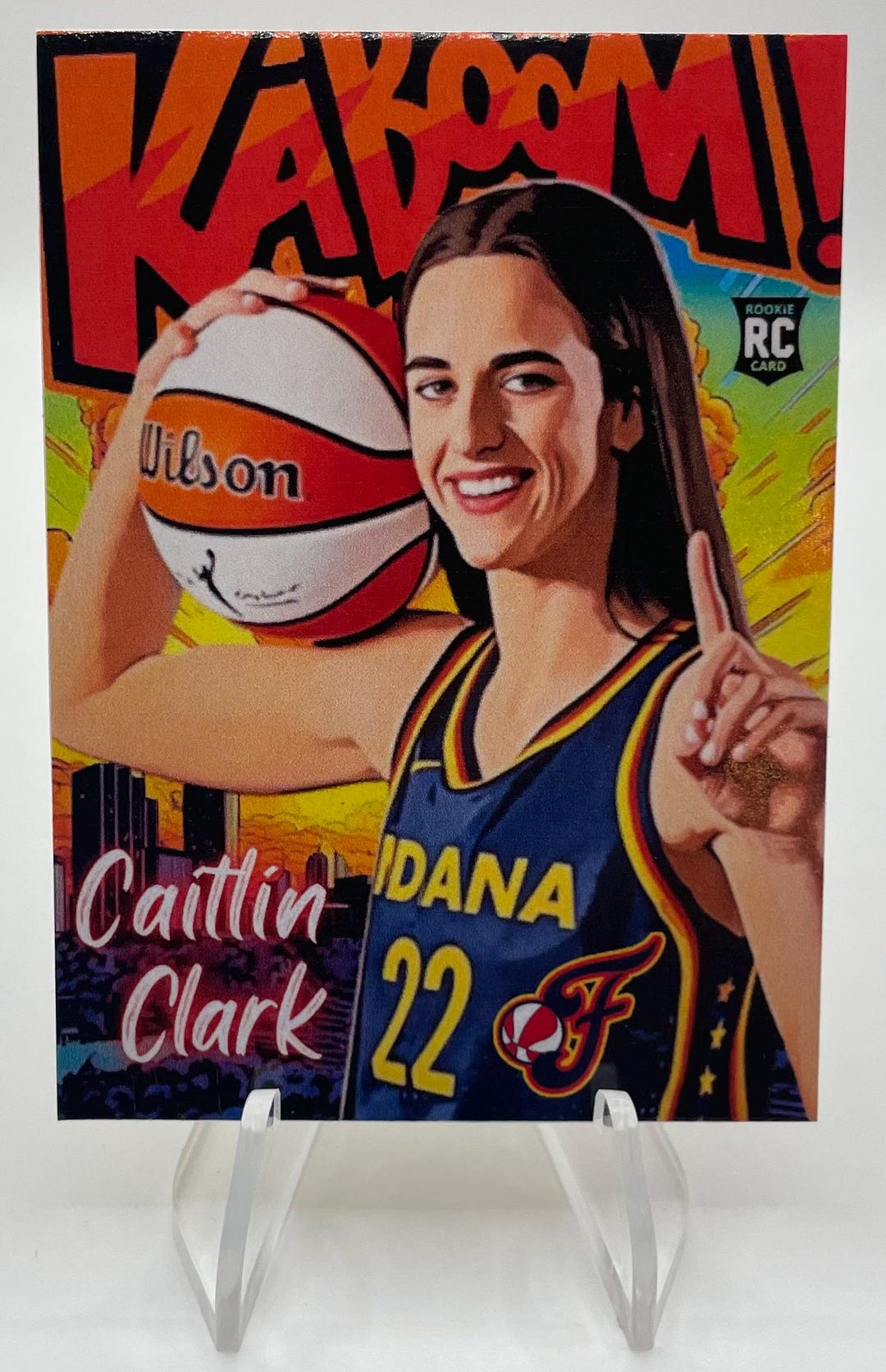 Caitlin Clark Custom Rookie (RC) Trading Card FEVER **buy 2 Get 1 FREE ...