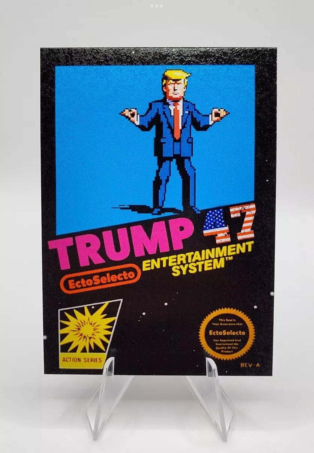 Donald Trump Custom Trading Card - NES Retro Style - ***buy 2 Get 1 ...