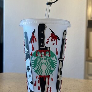 Spooky Season Starbucks Cup With Rhinestones - Etsy
