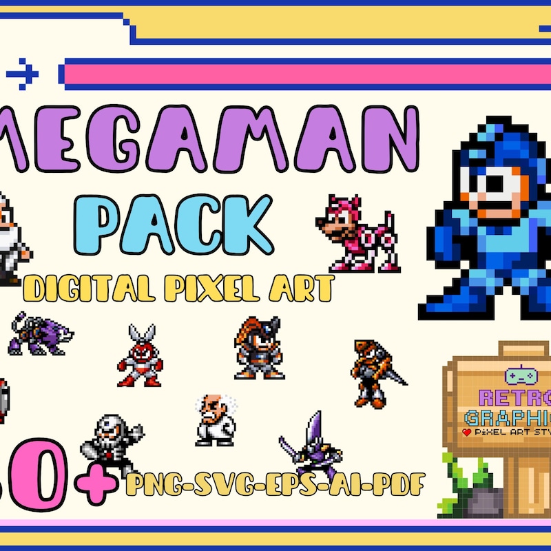 Vintage Mega Man Megaman - Etsy UK