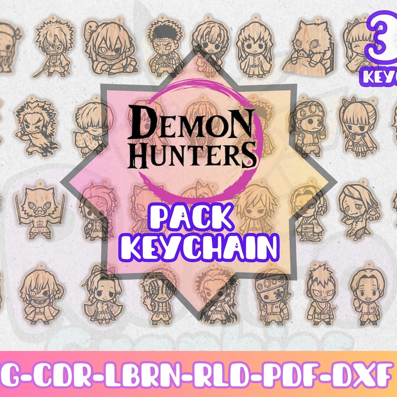 Démon slayer laser files - Etsy España