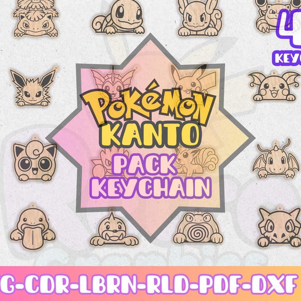 Laser Cut Files Pokemons - Etsy