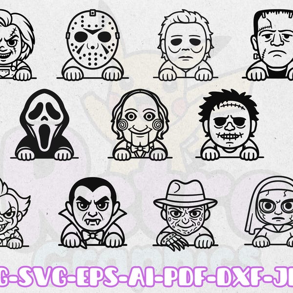 Mini Horror Icons - Etsy UK