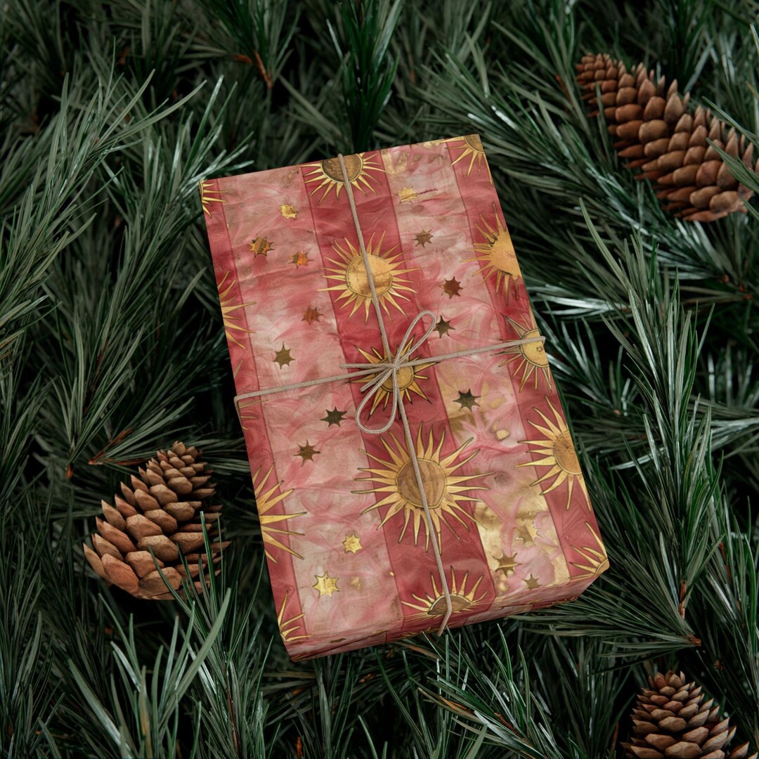 Sun and Stars Gift Wrap, Starcore, All Occasion Gift Wrap Papers, Happy ...
