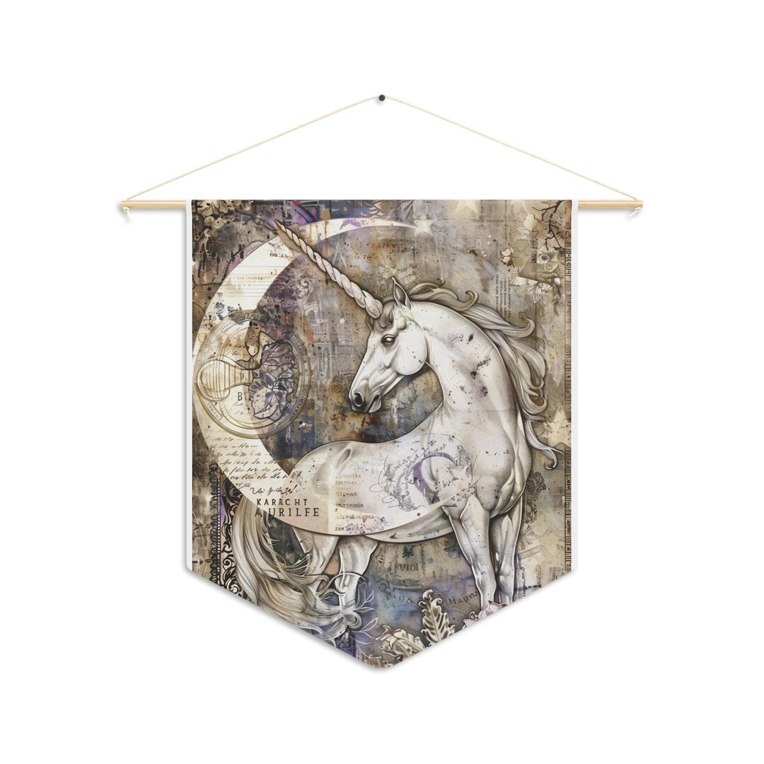 Unicorn Pennant Banner: Whimsical Boho Nursery Decor - Etsy