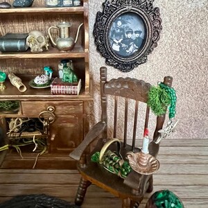 Miniature Witch Wizard Kitchen Room/workshop Hutch With a Table and ...