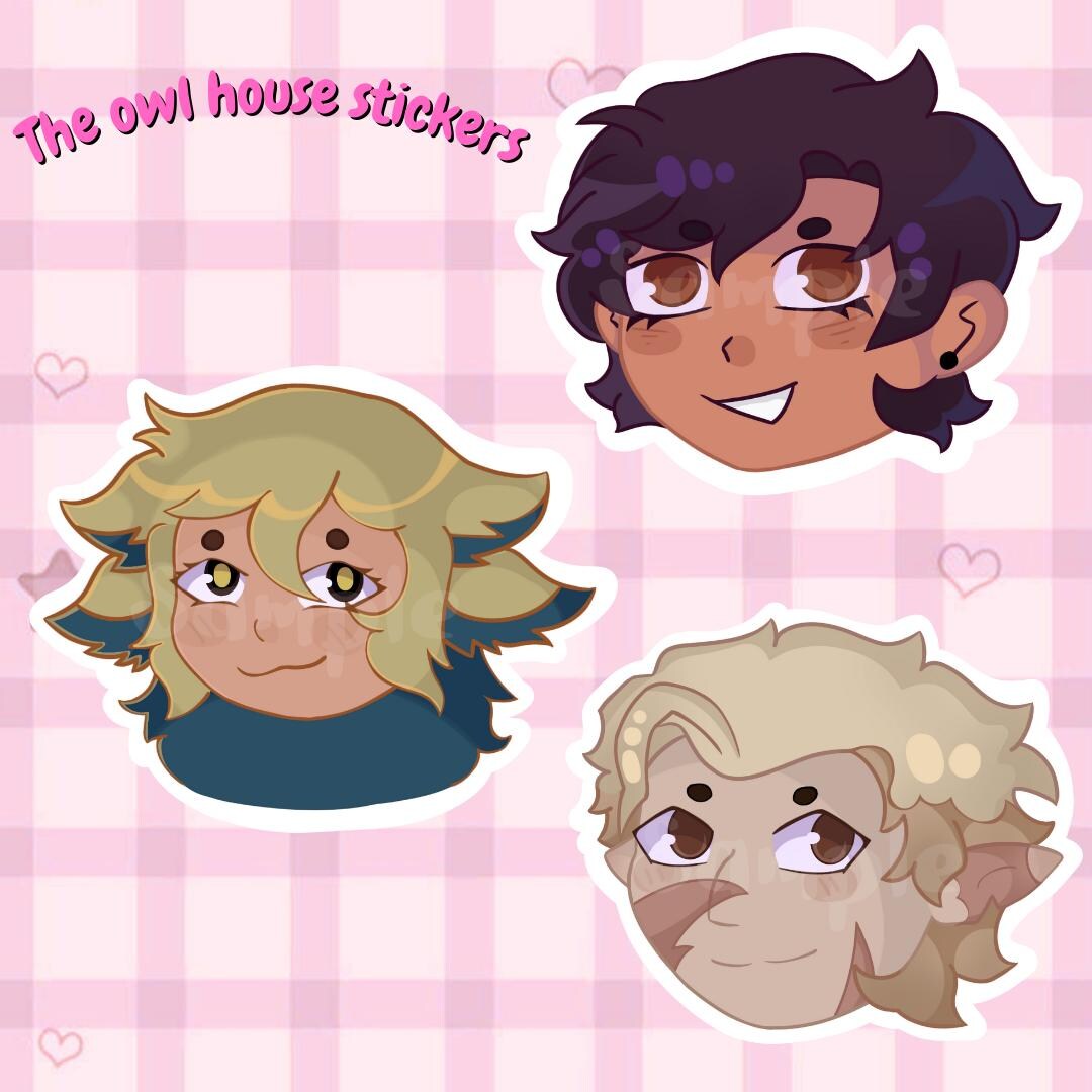 Noceda Siblings Trio! (toh Stickers, Luz, Vee & Hunter) the Owl House ...