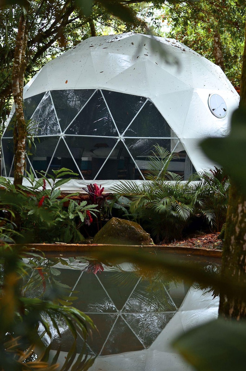 5m Luxury Geo Dome / Modern Glamping Dome for Ultimate Outdoor ...