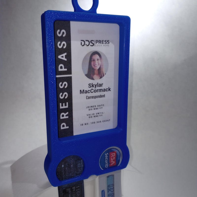 Dual Rsa Token and Badge Holder - Etsy