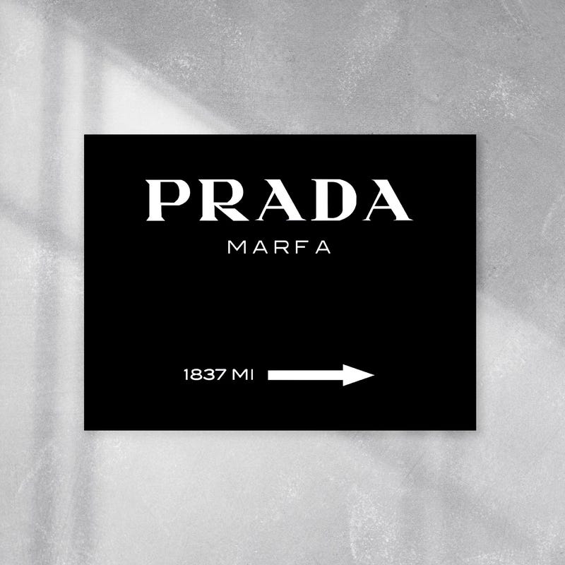 Prada Marfa - Etsy