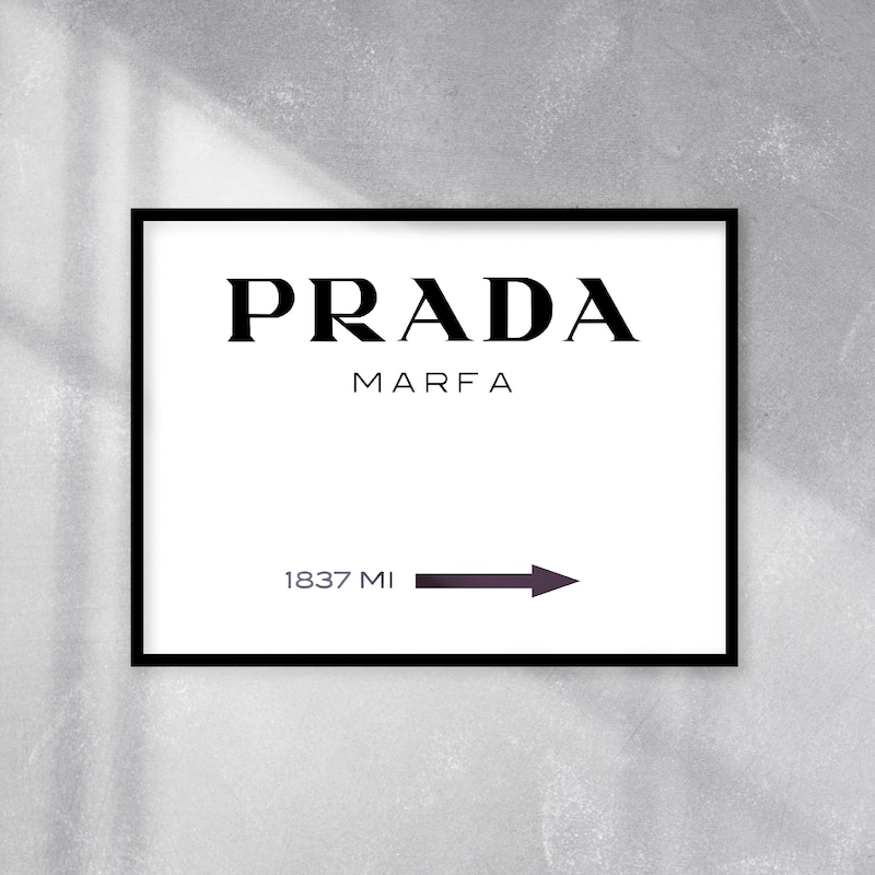 Prada Poster - Etsy