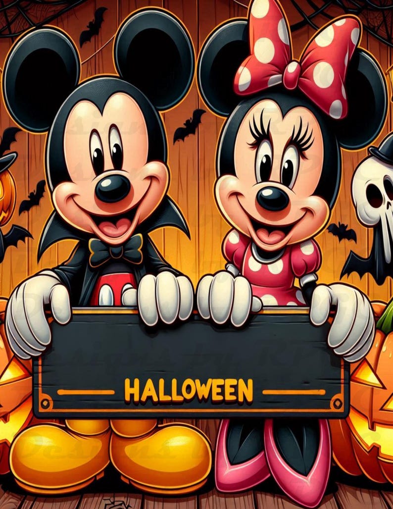 DIGITAL Mouse Halloween Trick or Treat Bag Customizable Png File High ...