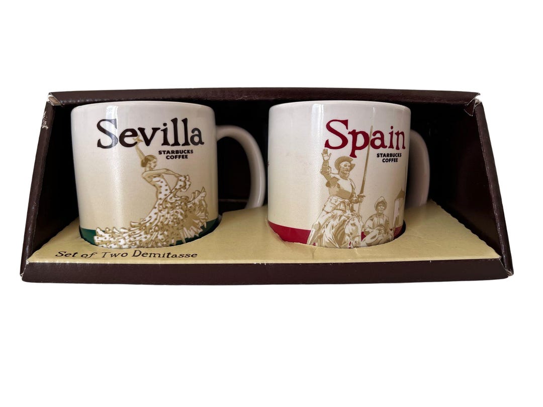 Starbucks Sevilla & Spain Demitasse Set – Global Icon Series – Rare ...