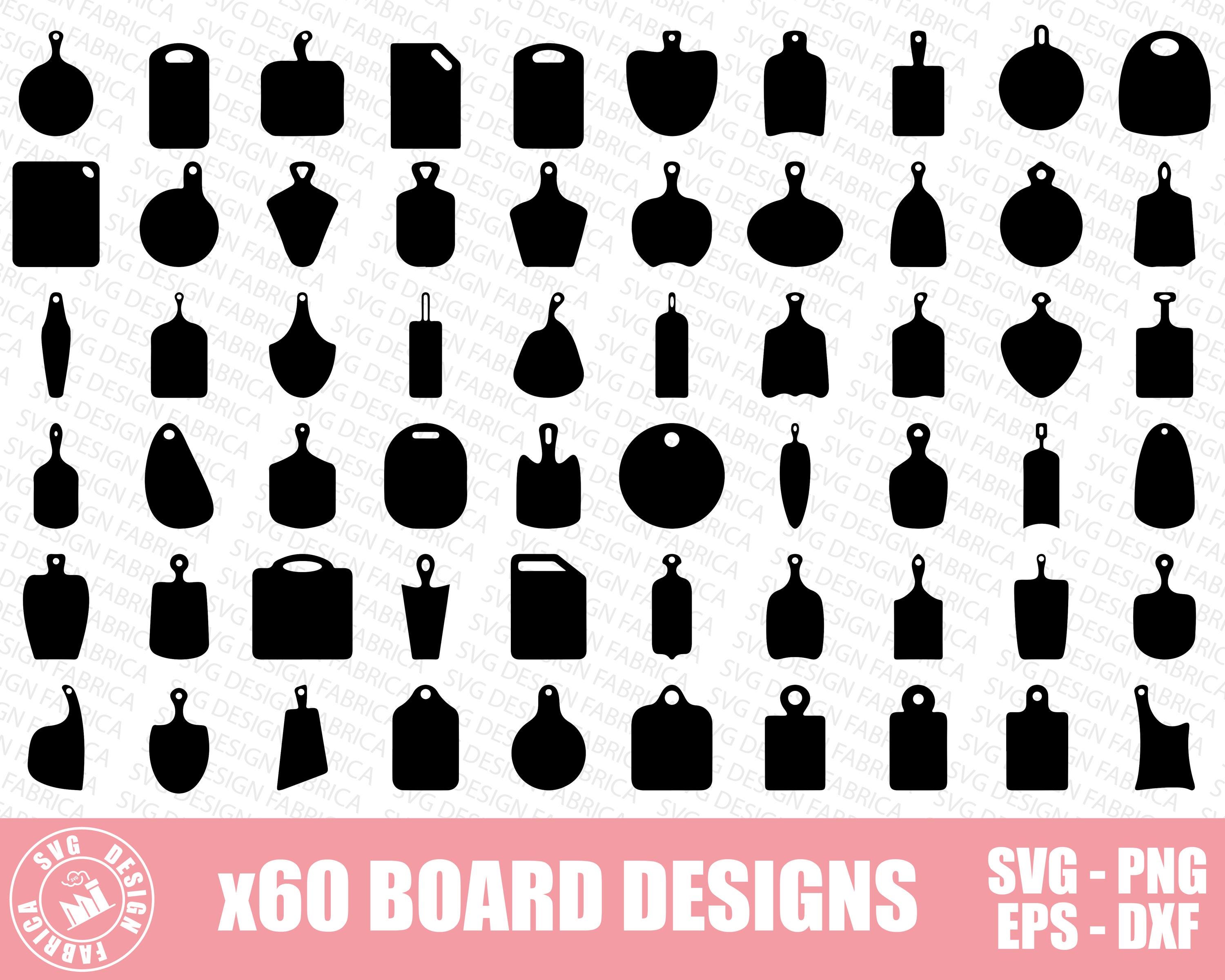 Cutting Board Svg Bundle / for Bread / Cheese Charcuterie Kitchen and ...