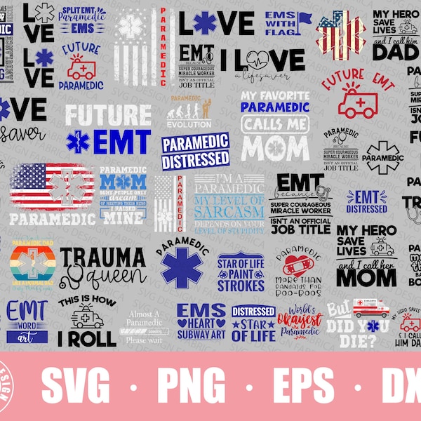 Emt Svg - Etsy