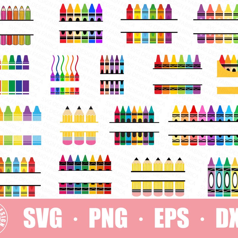Crayola Crayon Svg - Etsy