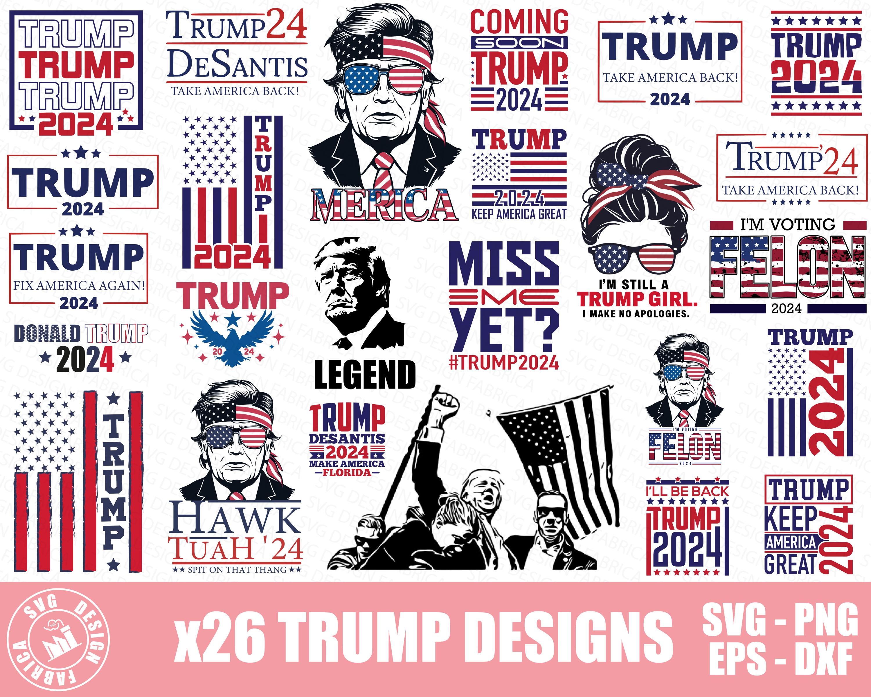 Trump 2024 Bundle Svg Png / Trump Bundle Png / Trump 2024 Svg ...